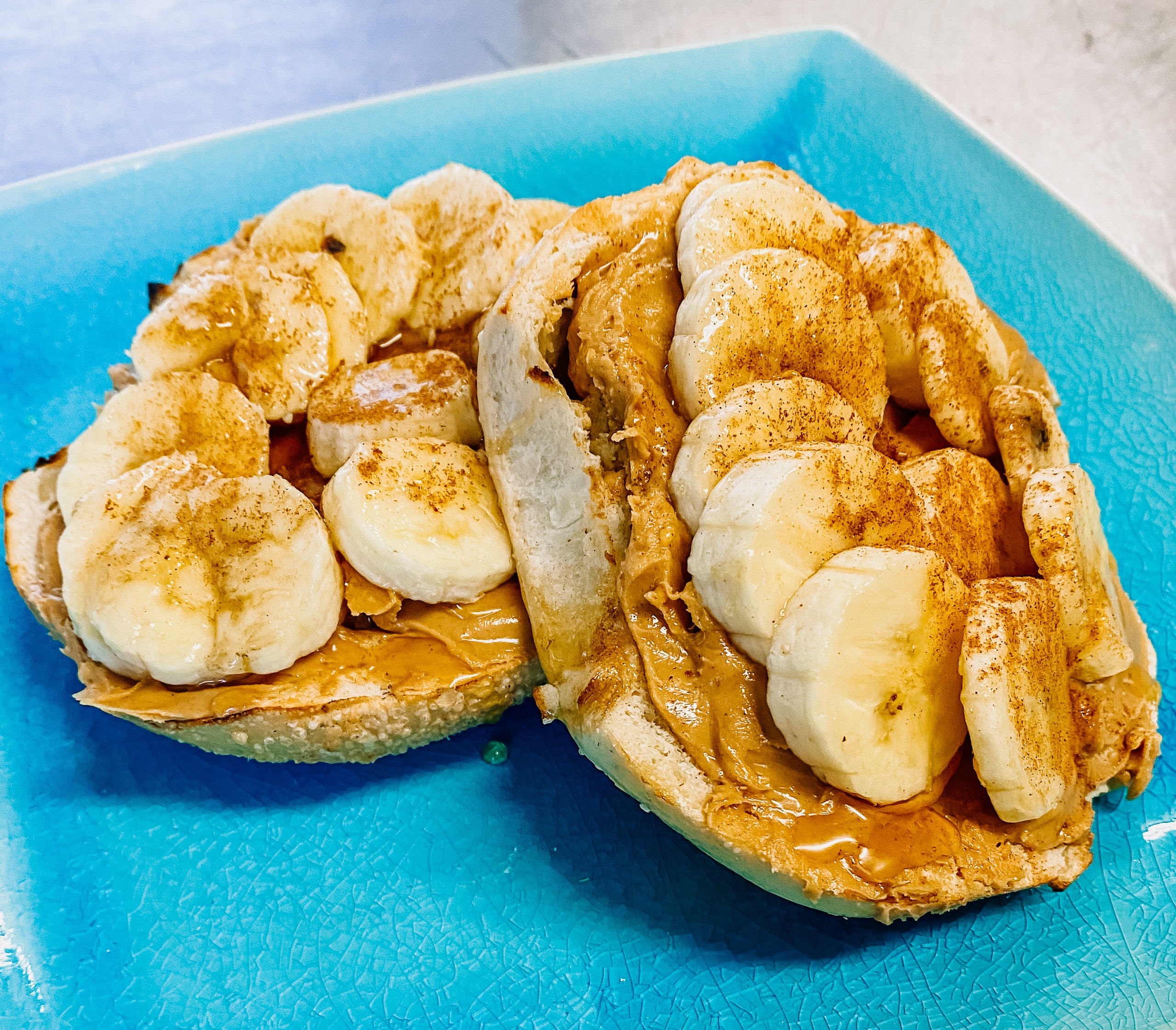 Cape Cod Bagel | Banana Butter Bagel Sandwich | Cape Cod Bagel